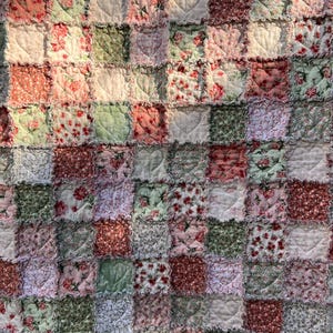 Heart Rag Quilt Pattern: Patchwork Template (PDF Download) - Etsy