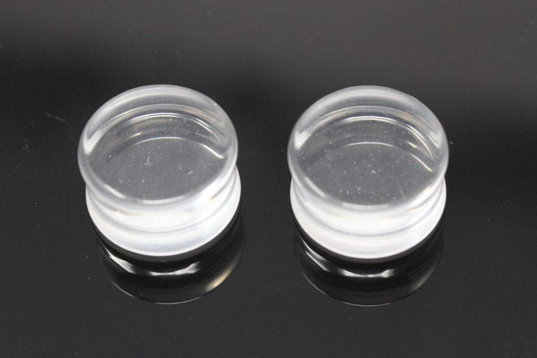 Clear Plexiglas Ear Plugs: Gauges 2mm-35mm - Etsy