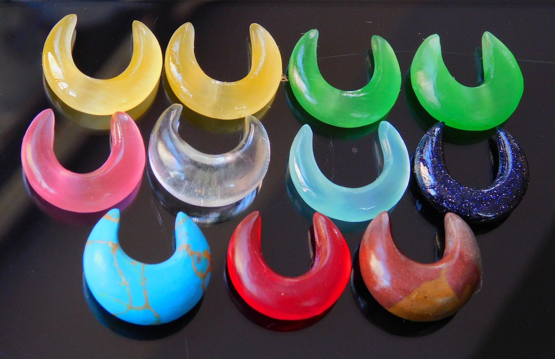 Handmade Stone Septum Pinchers: Tusk Gauges, 3MM-8MM - Etsy