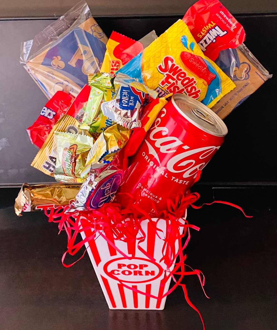 Fun Movie Night Gift Basket - Etsy