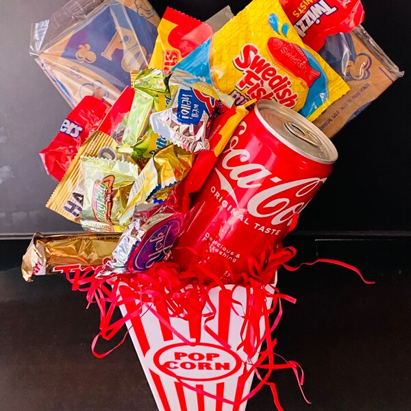 Movie Night Basket - Etsy