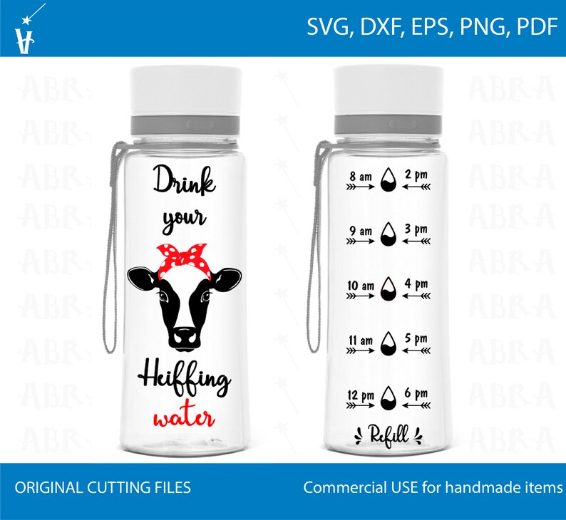 Tracker water bottle svg Water Bottle with time Marker Water | Etsy