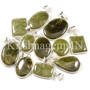 Natural Vessonite Jasper Gemstone Bezel Pendants Bezel - Etsy