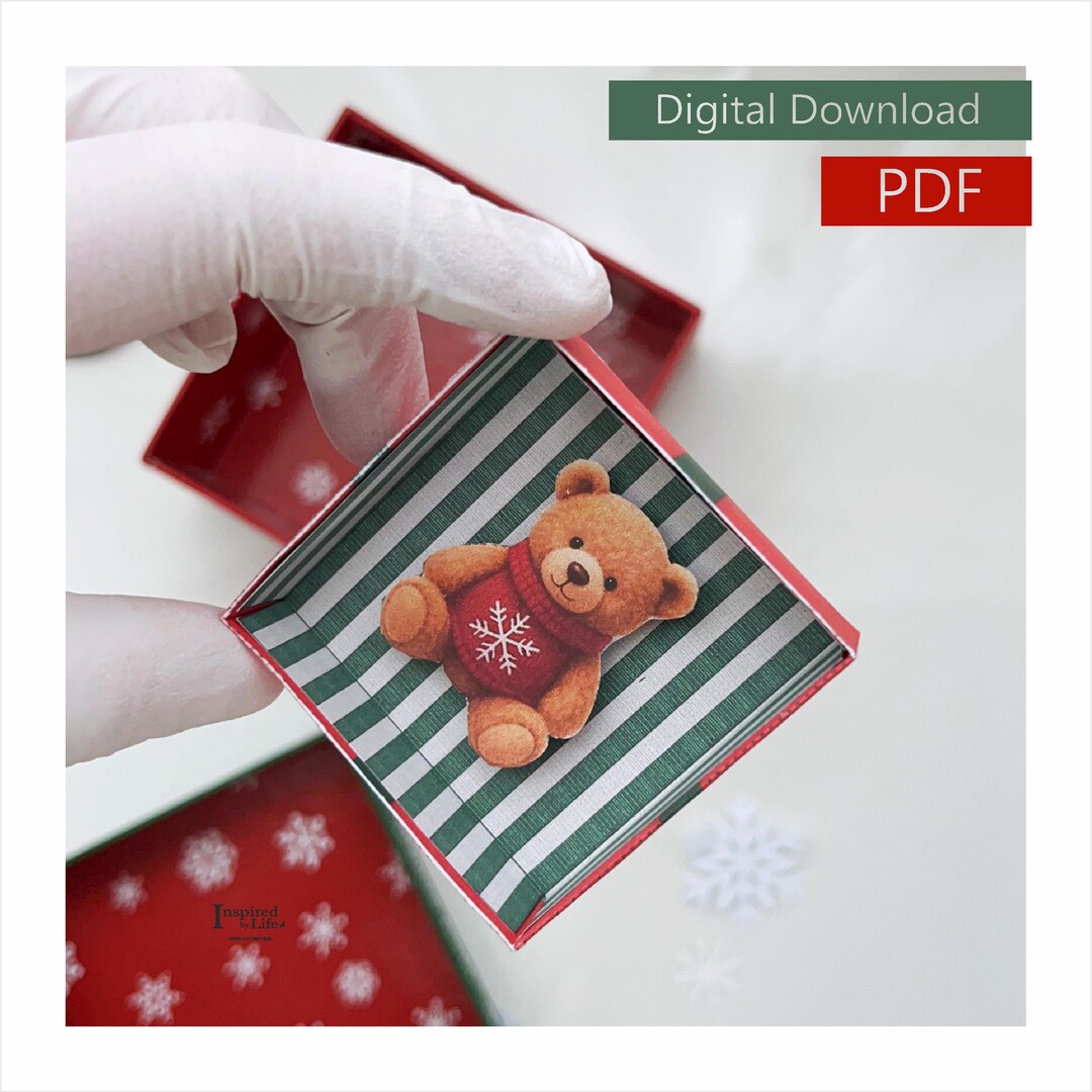 Christmas 3D Memory Game • Printable Matching Cards (PDF Download) - Etsy