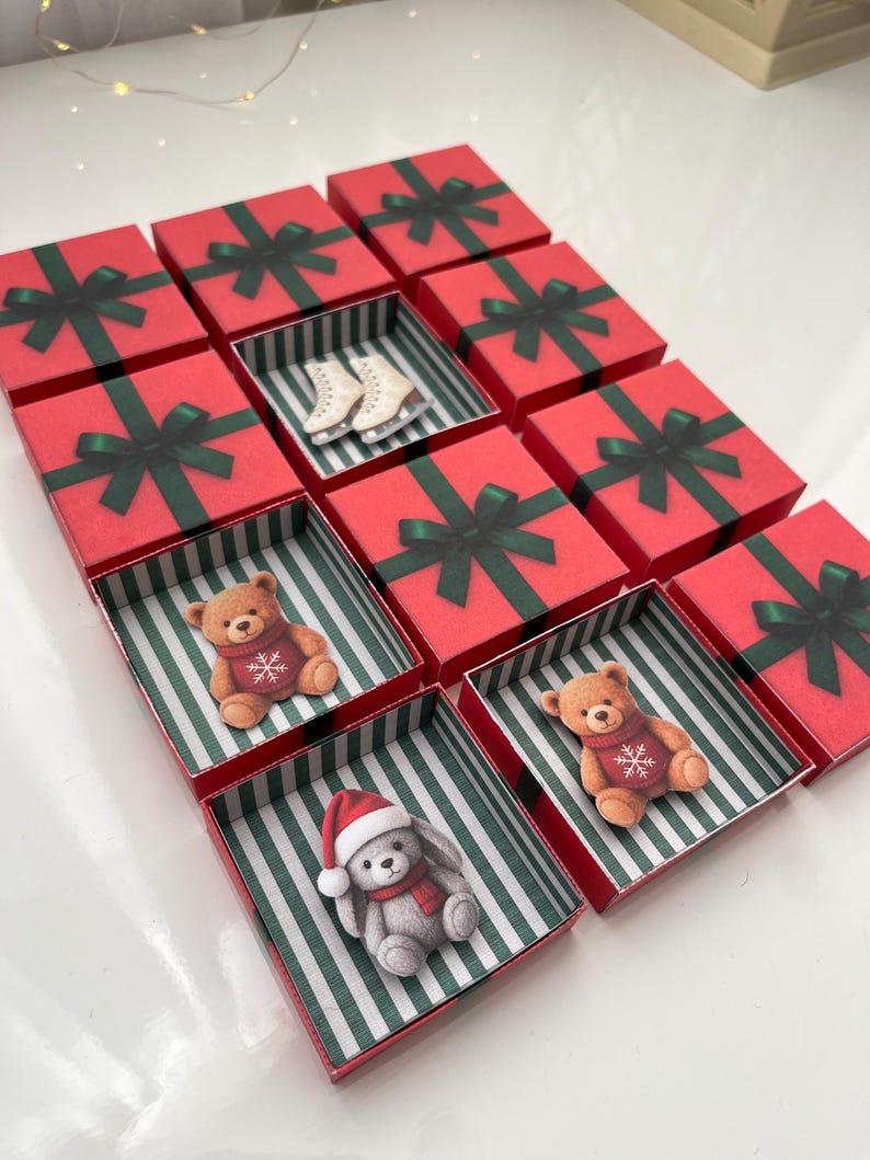 Christmas 3D Memory Game • Printable Matching Cards (PDF Download) - Etsy
