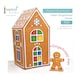 3D Paper Gingerbread House Template | Christmas Craft (PDF) - Etsy