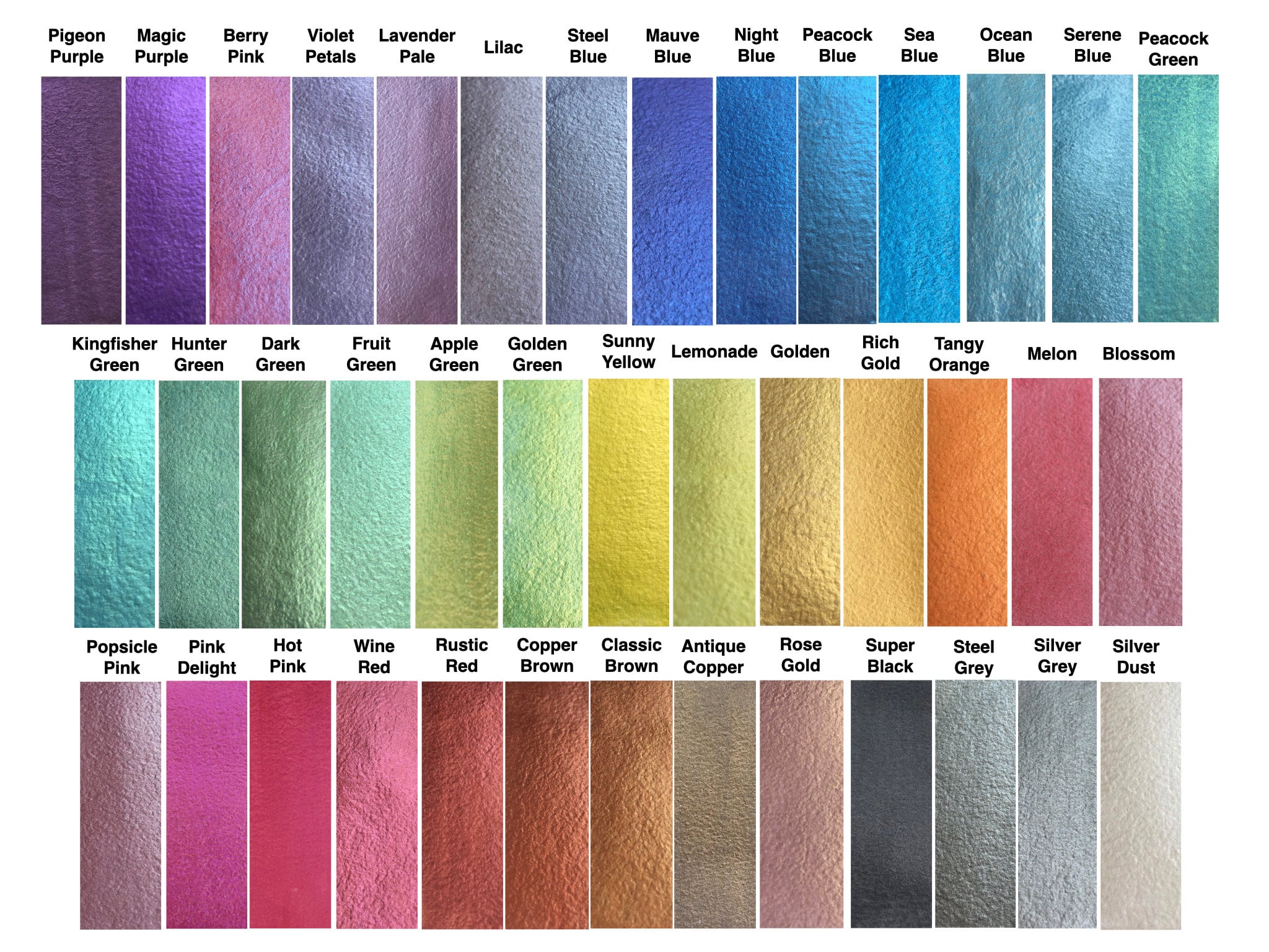 Watercolor Paints Mini Pans Set Handmade Mica / Metallic - Etsy