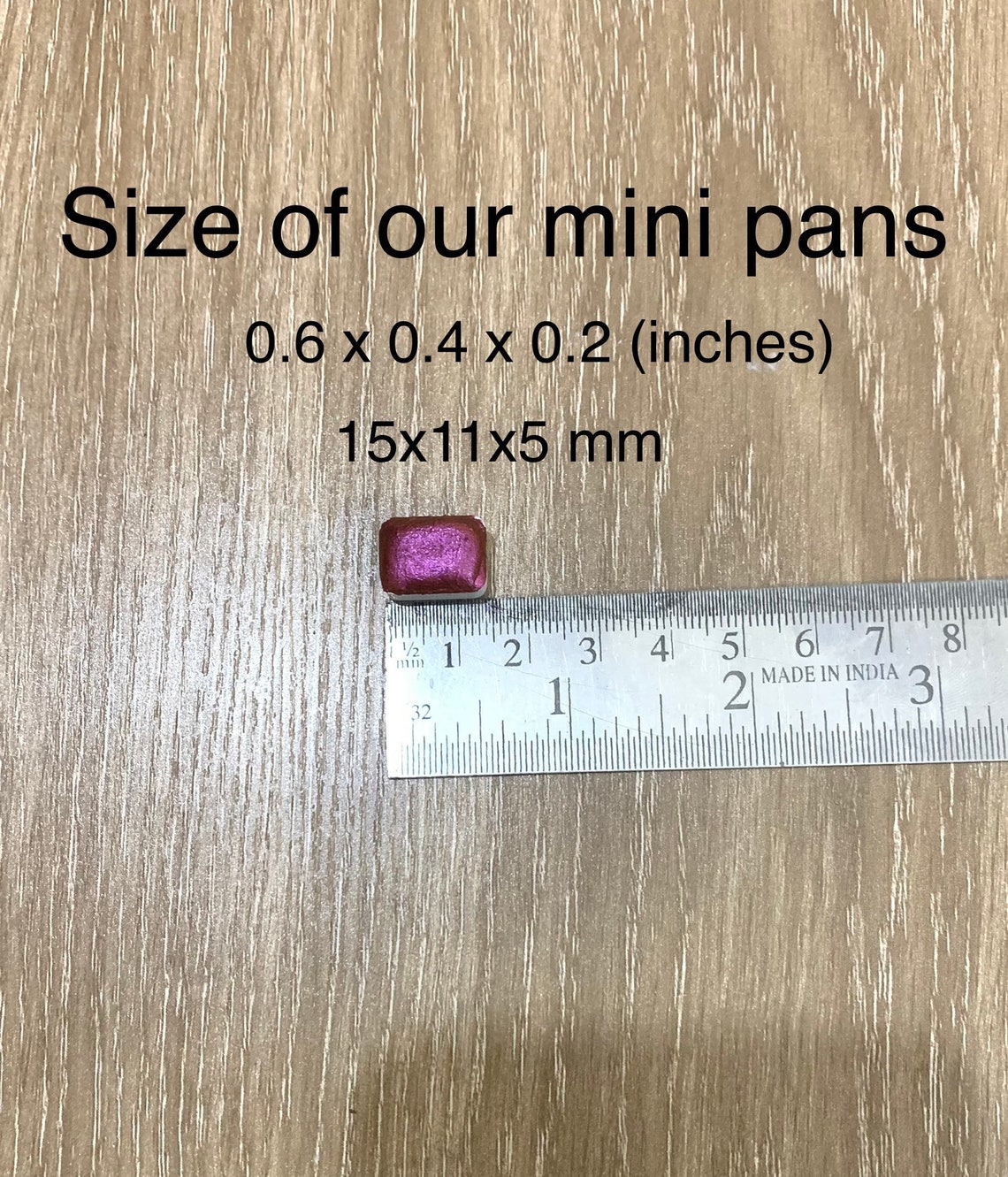 Watercolor Paints Mini Pans Set Handmade Mica / Metallic - Etsy