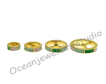 White Roundels Bead 6mm / 8mm / 10mm / 12mm 925 Sterling | Etsy