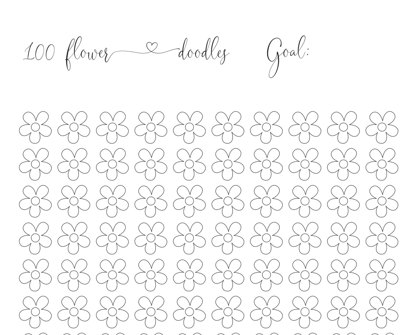 Flower Savings Chart Habit Tracker Printable Budget Planner - Etsy
