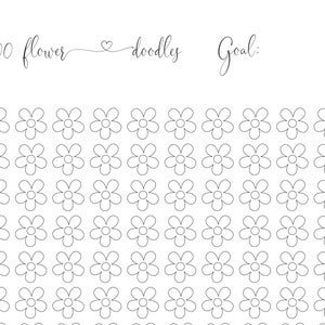 Flower Savings Chart, Habit Tracker, Printable Budget Planner, Finance ...