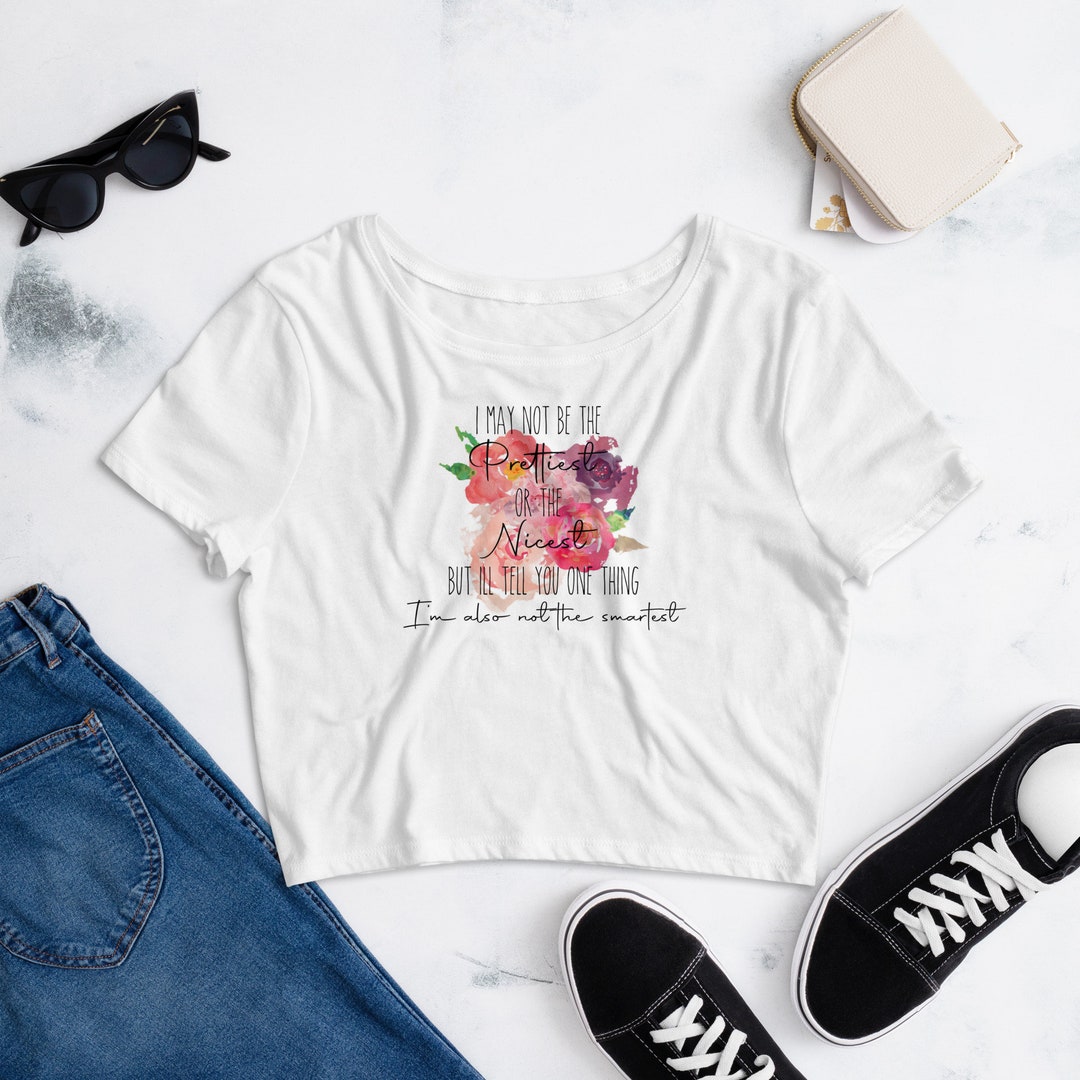 Pretty Girl Crop Tee - Etsy