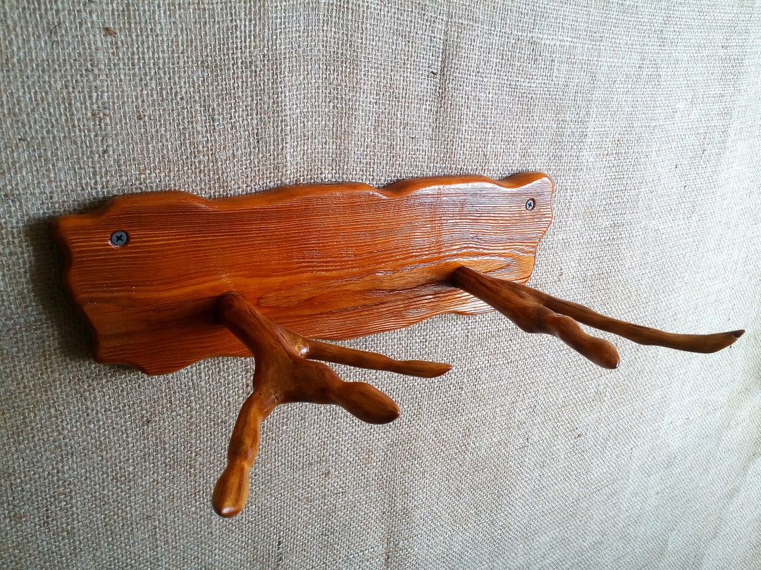 Unique Towel Hanger Tree Branch Wall Hanger Rustic Coat - Etsy