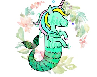 Unicorn Mermaid Svg | Etsy