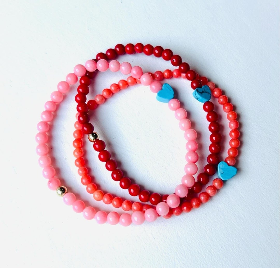 Summer Coral Set - Etsy
