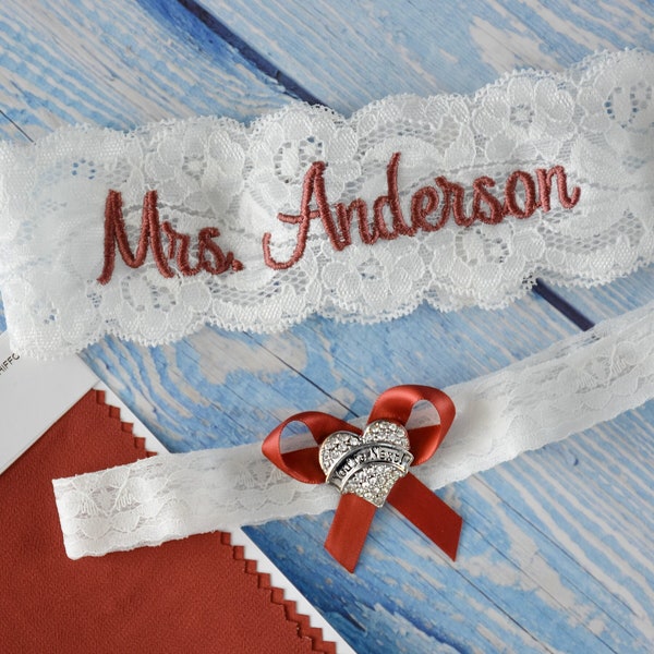 Brown Wedding Garter - Etsy