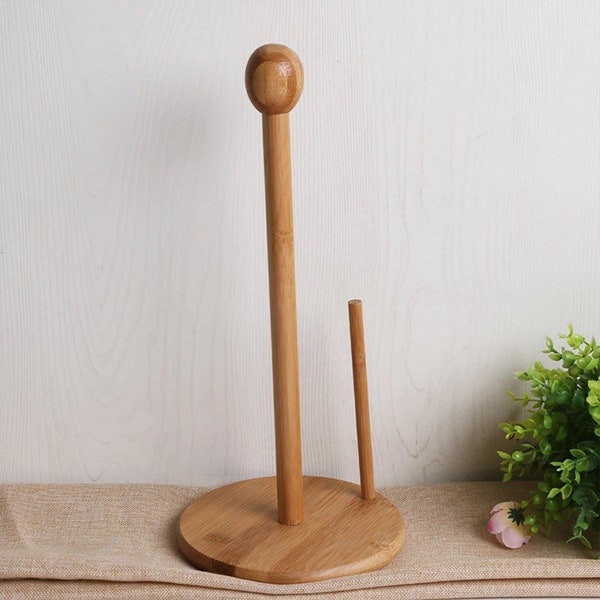 Wooden Paper Towel Holder - Etsy