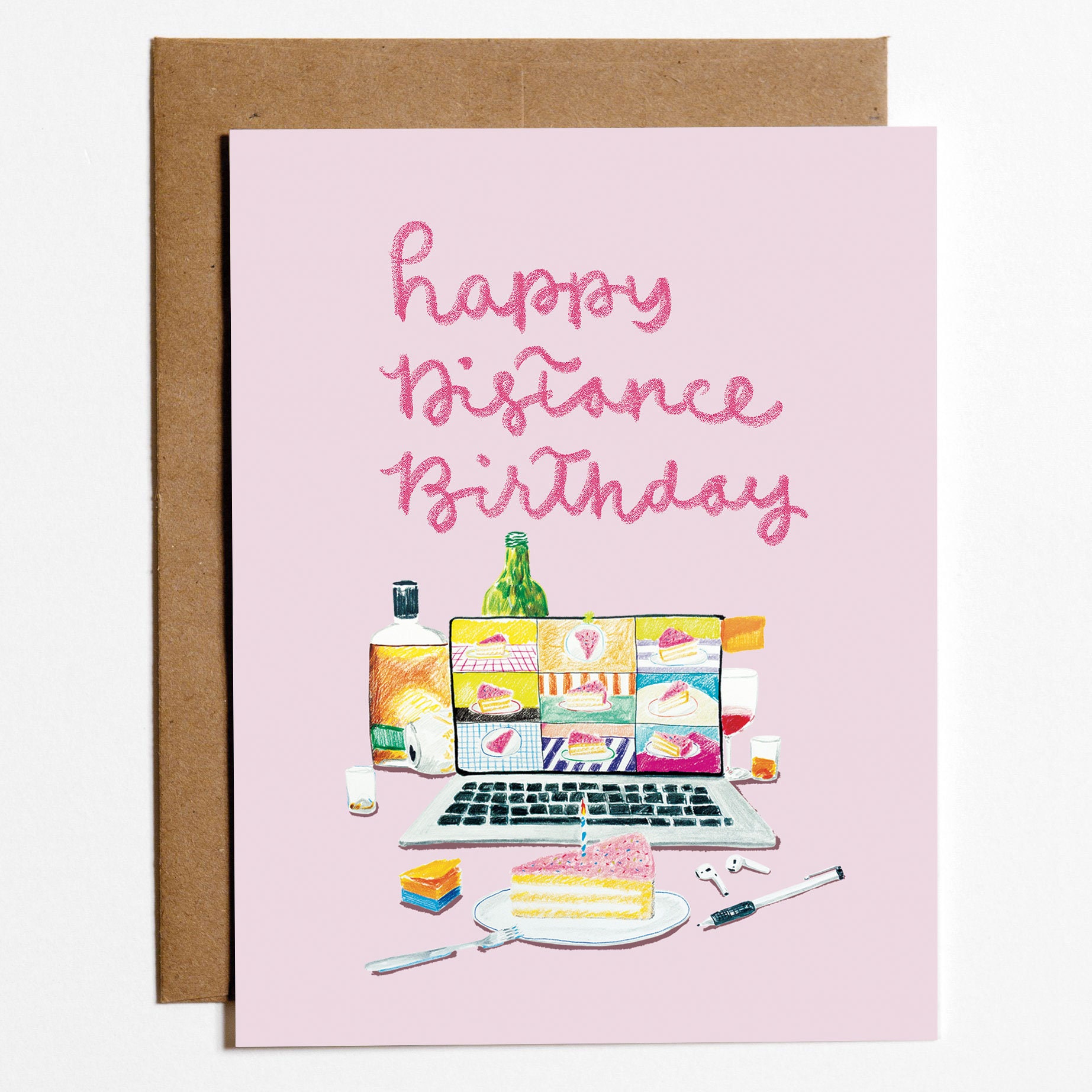 Funny Social Distance Birthday Card Feel Good Greeting Cards - Etsy