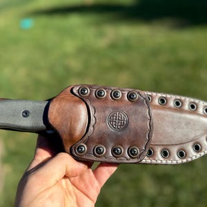 Esee 6 Custom Leather/kydex Sheath !!! - Etsy