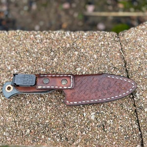 Benchmade Dacian Custom Inside Pocket Carry Leather Sheath!! ONLY ...