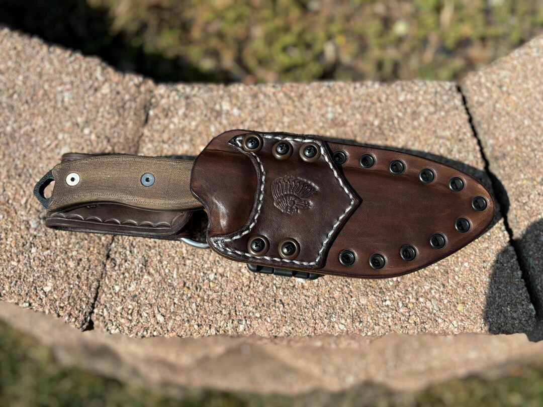 Esee 5 Custom Leather Over Kydex Sheath !! NO KNIFE INCLUDED !! - Etsy