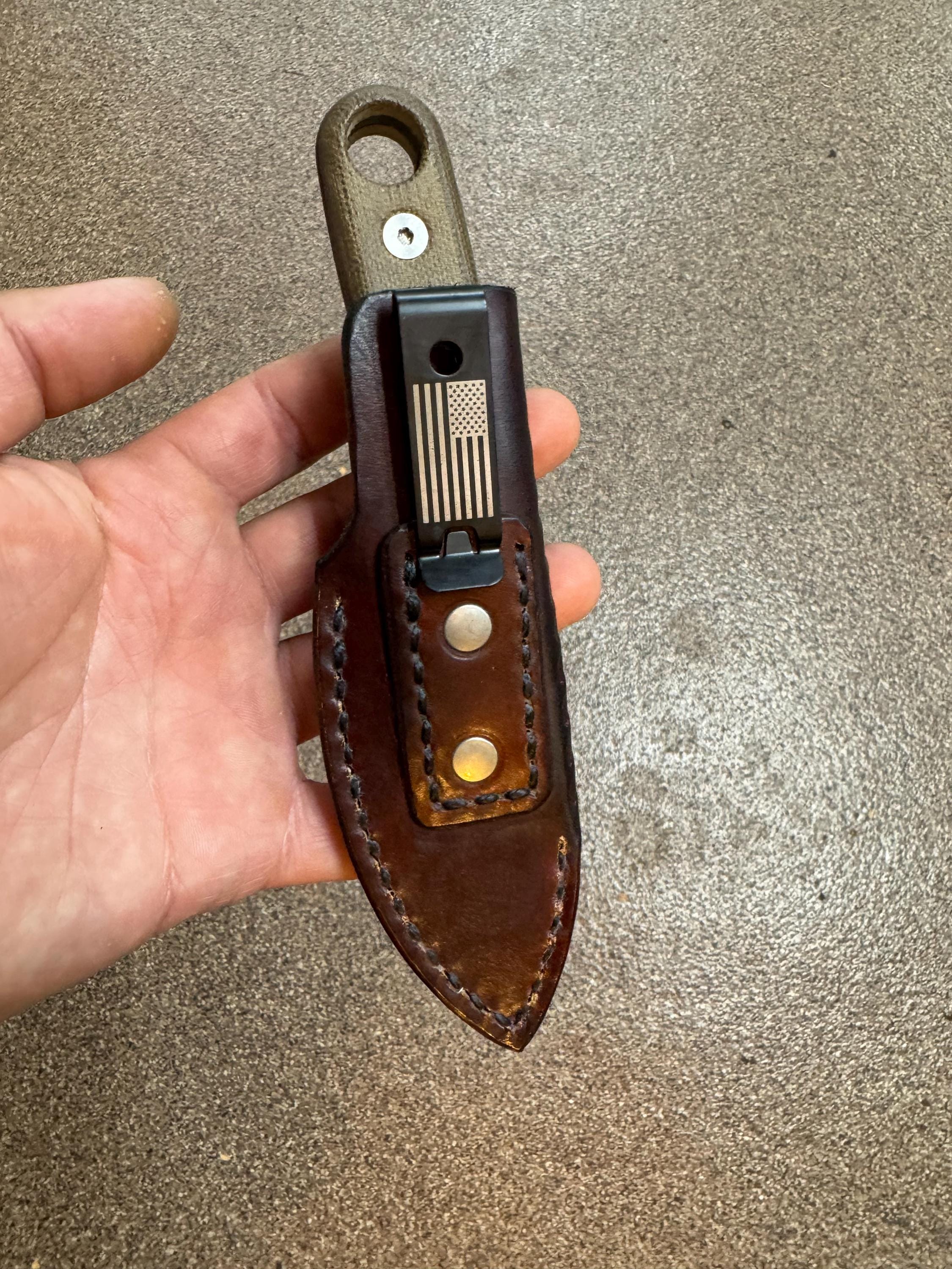 Esee Izula/izula 2 Custom Leather Pocket Sheath - Etsy