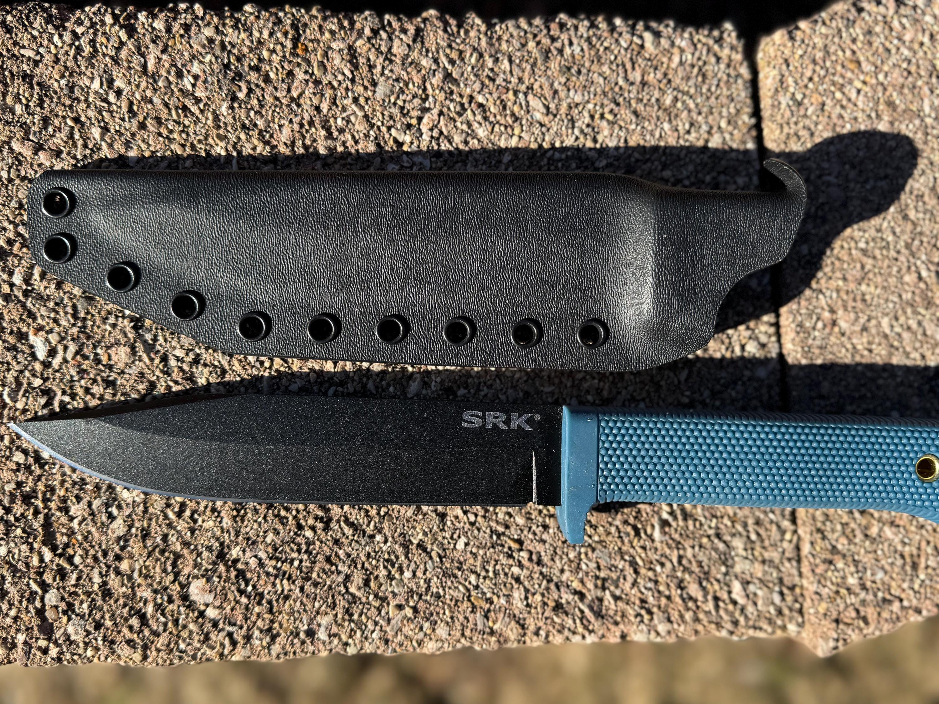 Cold Steel SRK (survival Rescue 6 Inch Blade) Custom Kydex Sheath!! NO ...