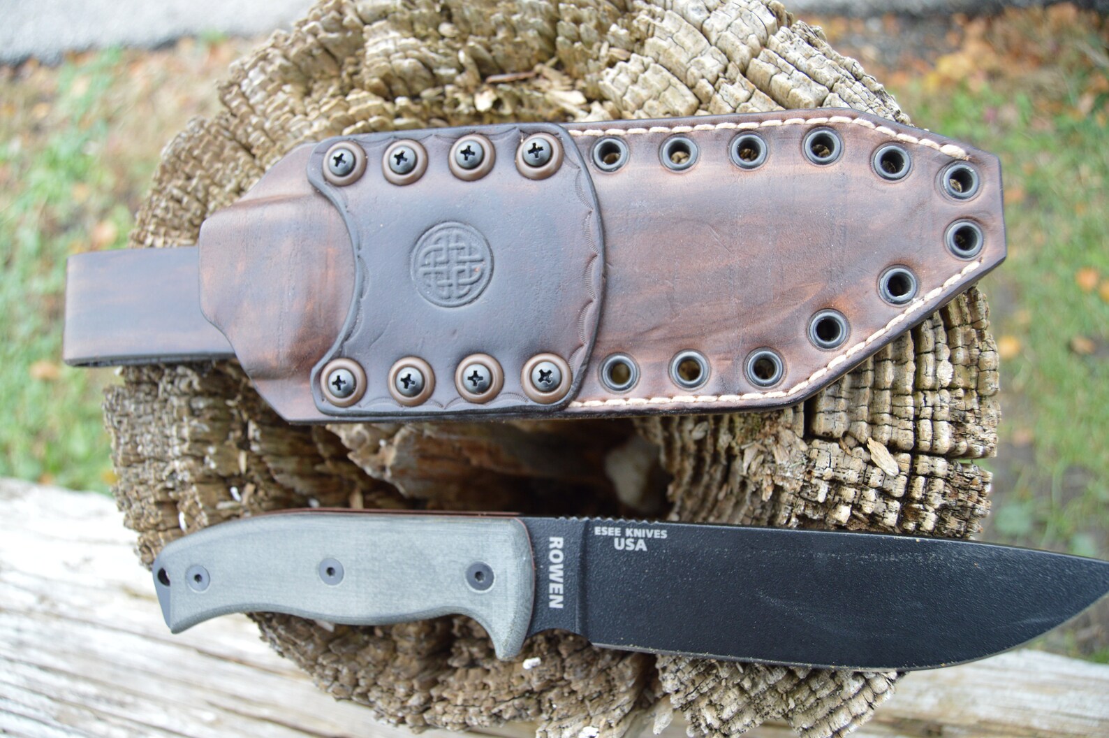 Esee 6 Custom Leather/kydex Sheath !!! - Etsy
