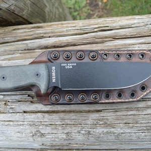 Esee 6 Custom Leather/kydex Sheath !!! - Etsy