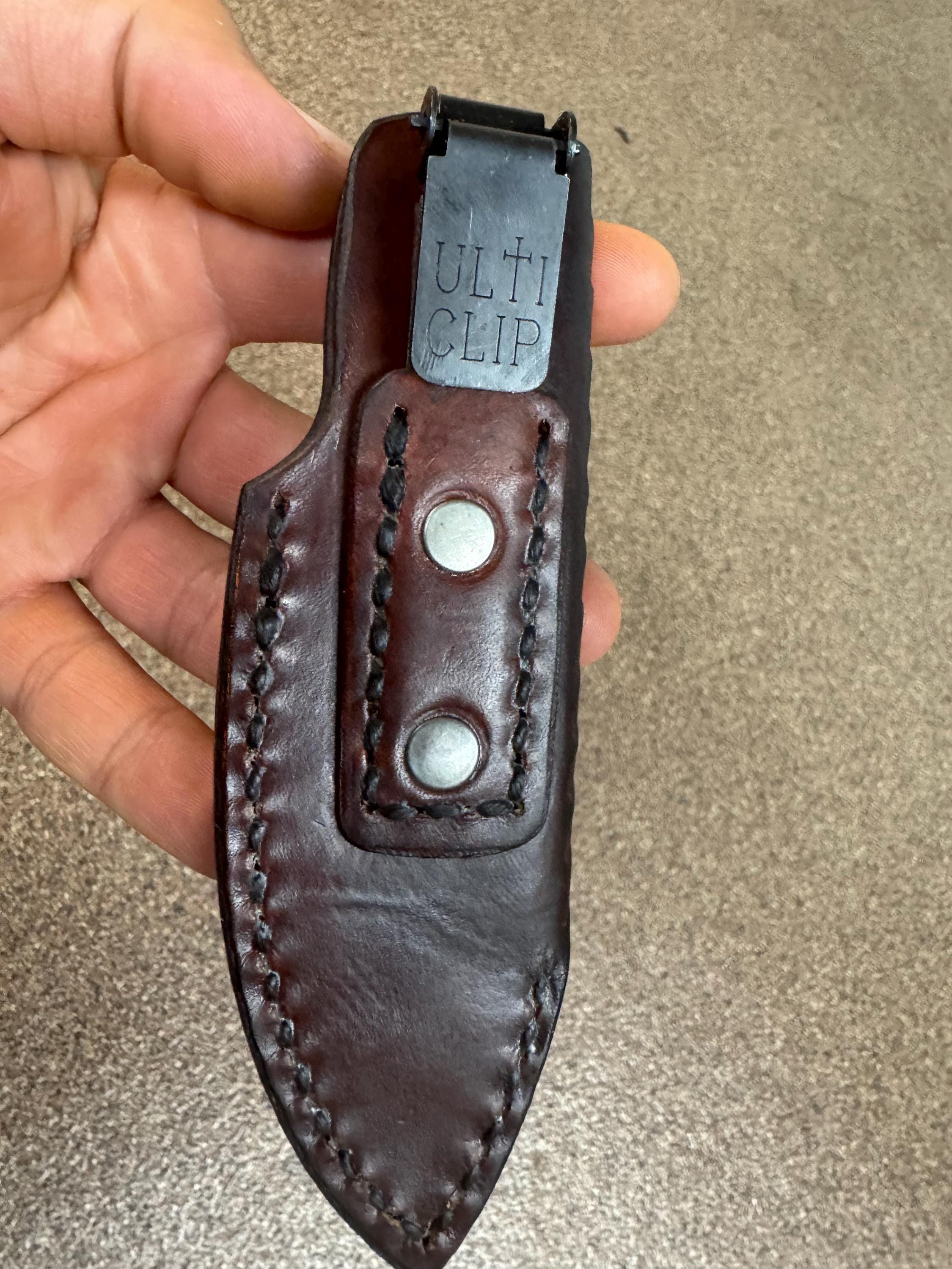 Esee Izula/izula 2 Custom Leather Pocket Sheath - Etsy