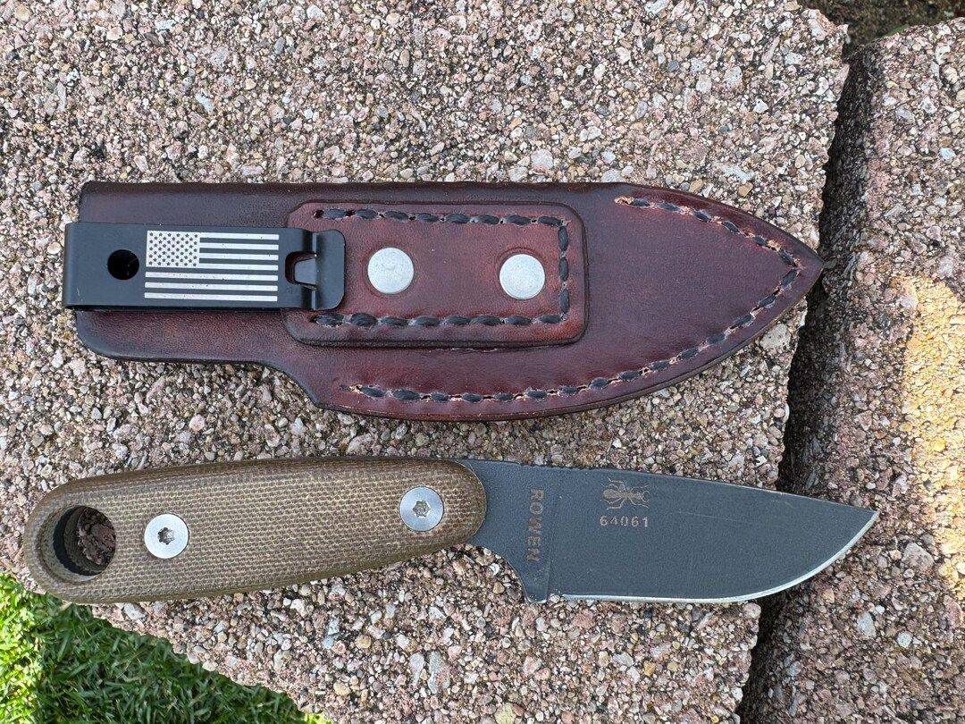 Esee Izula/izula 2 Custom Leather Pocket Sheath - Etsy