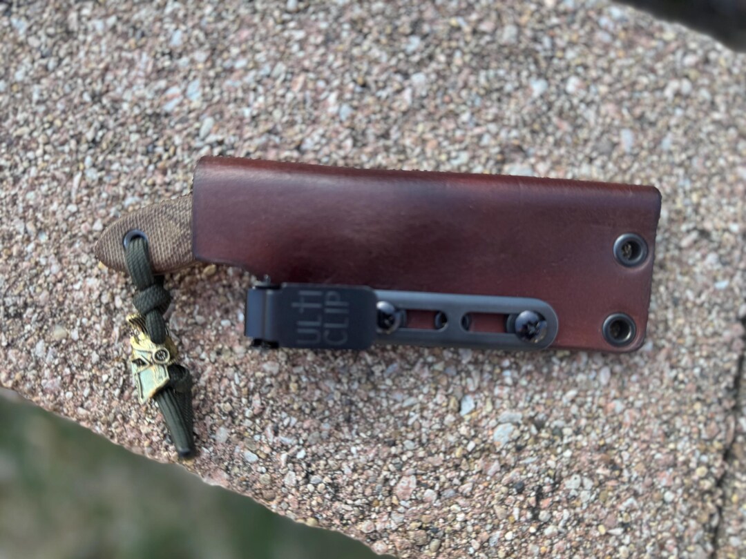 Tops Mini Scandi Small Compact Inside the Pocket Leather Sheath ...