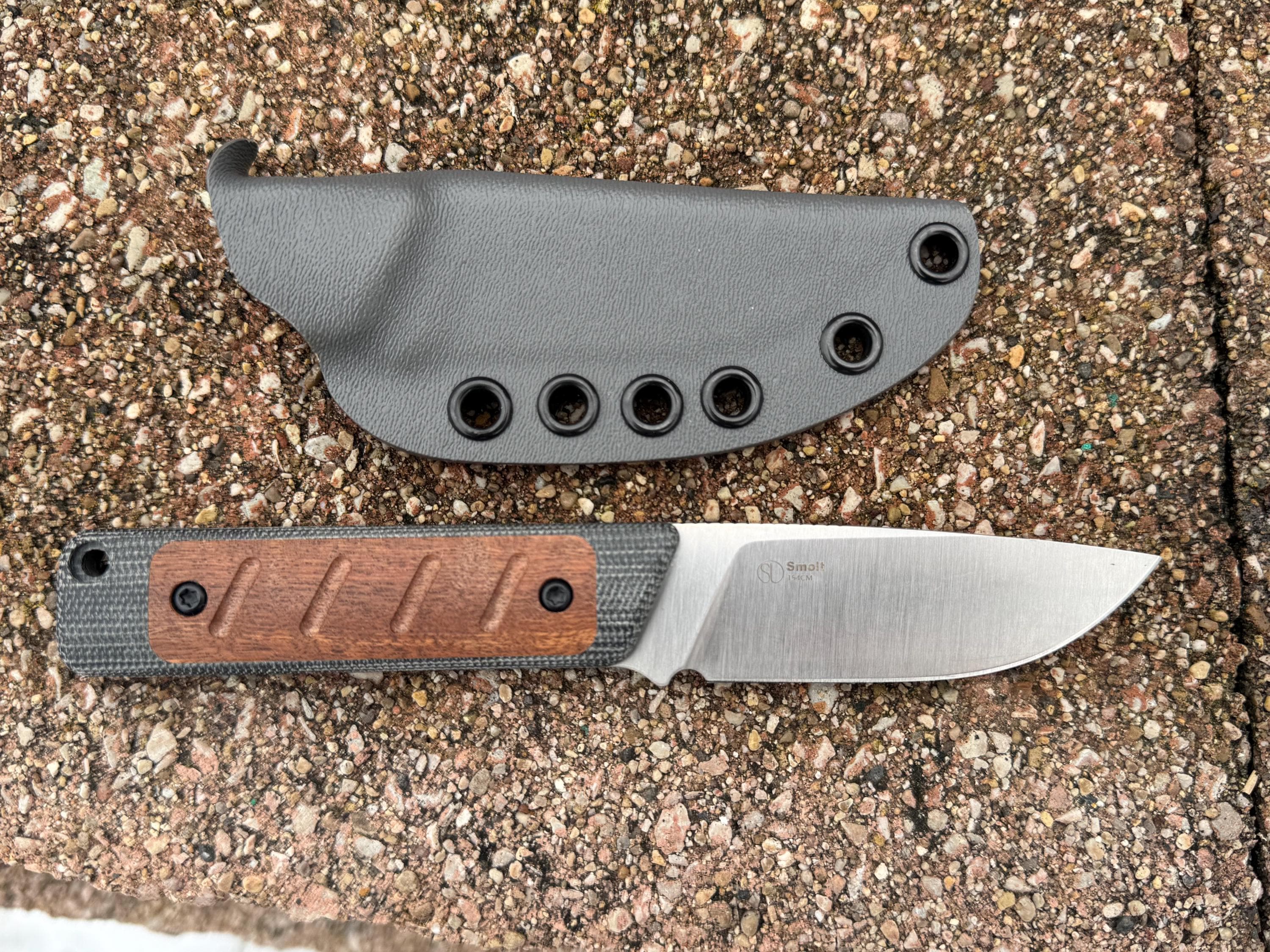 Kizer Smolt in 154cm Steel, Custom Kydex Sheath!!! ONLY SHEATH!!! NO ...