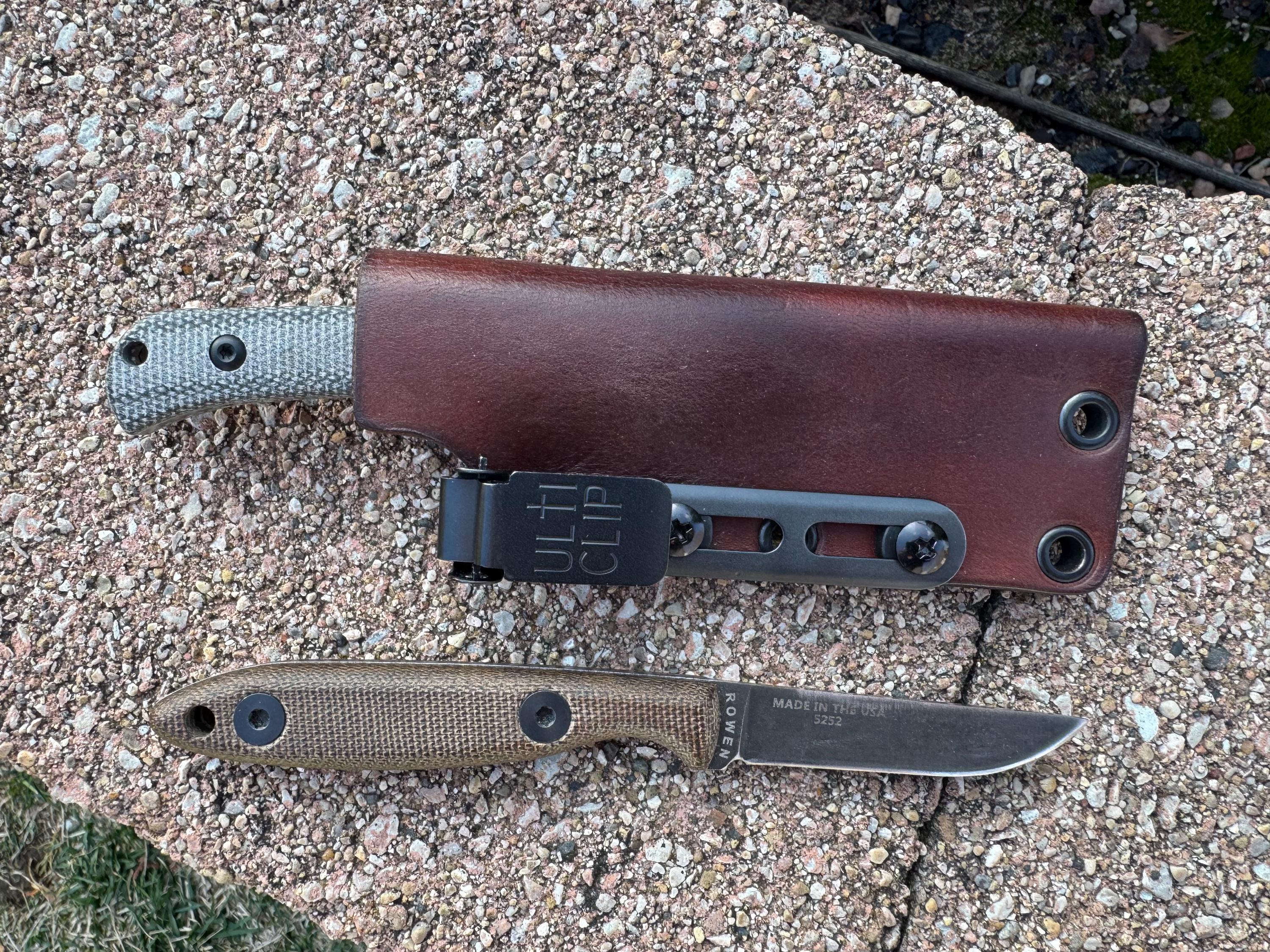 Tops Mini Scandi Small Compact Inside the Pocket Leather Sheath ...