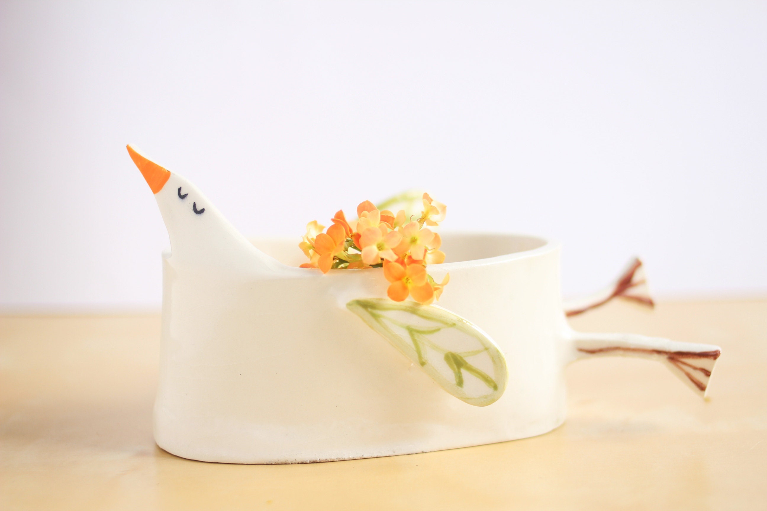 Slab Pottery Tutorial - Slab Pottery Template - Cute Bird Pottery ...