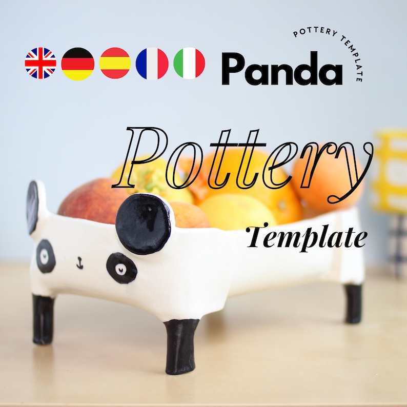 Pottery Tray Template - Slab Building Tutorial (PDF Download) - Etsy