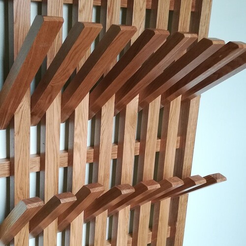 Wood Clothes Rack 63x28 Inches Oak Hanger and Rack for - Etsy