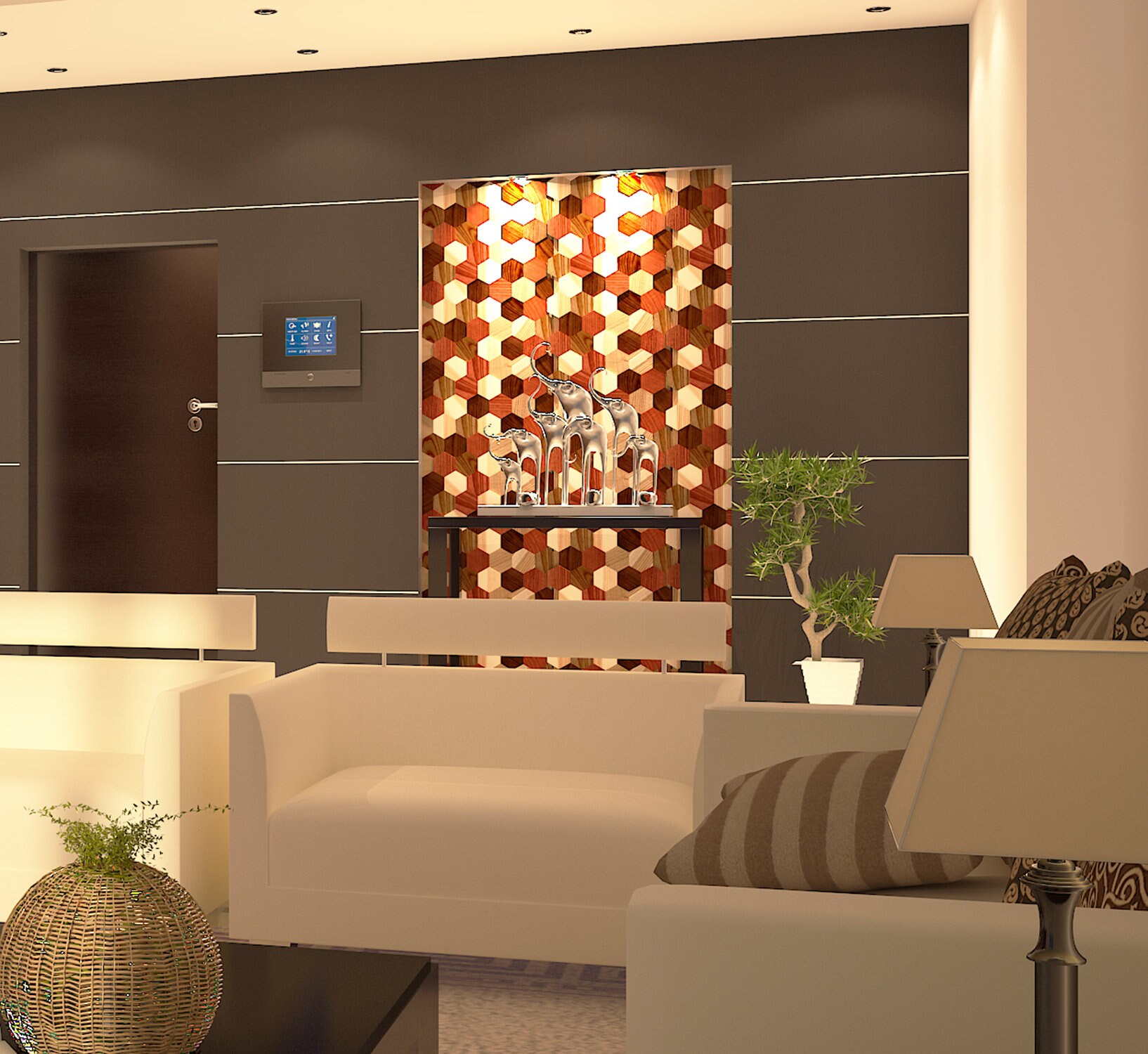 Expandable Wall Art Wood Ethno Folk From 2.25 Sq. Ft. to - Etsy