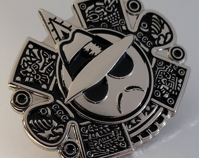 Chicano Aztec Calendar Lowrider Man Hat Fedora Vintage Silver Button ...