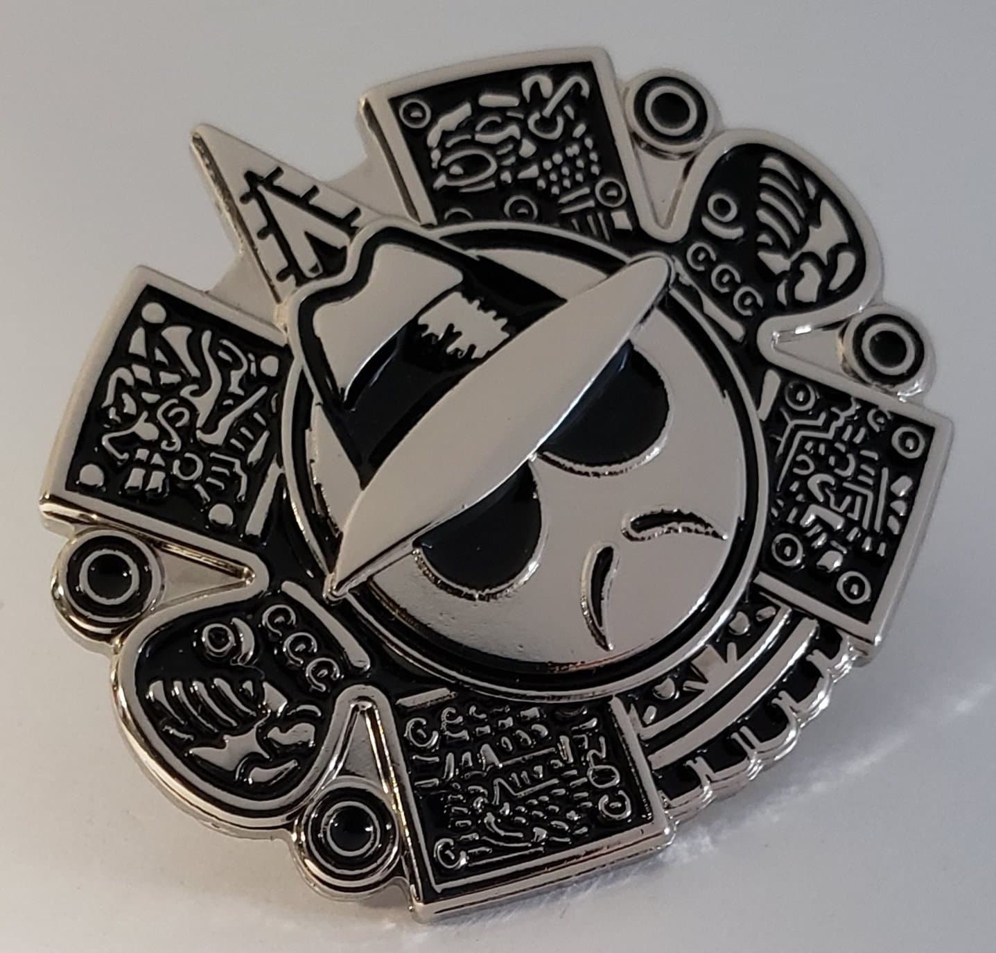 Chicano Aztec Calendar Lowrider Man Hat Fedora Vintage Silver - Etsy