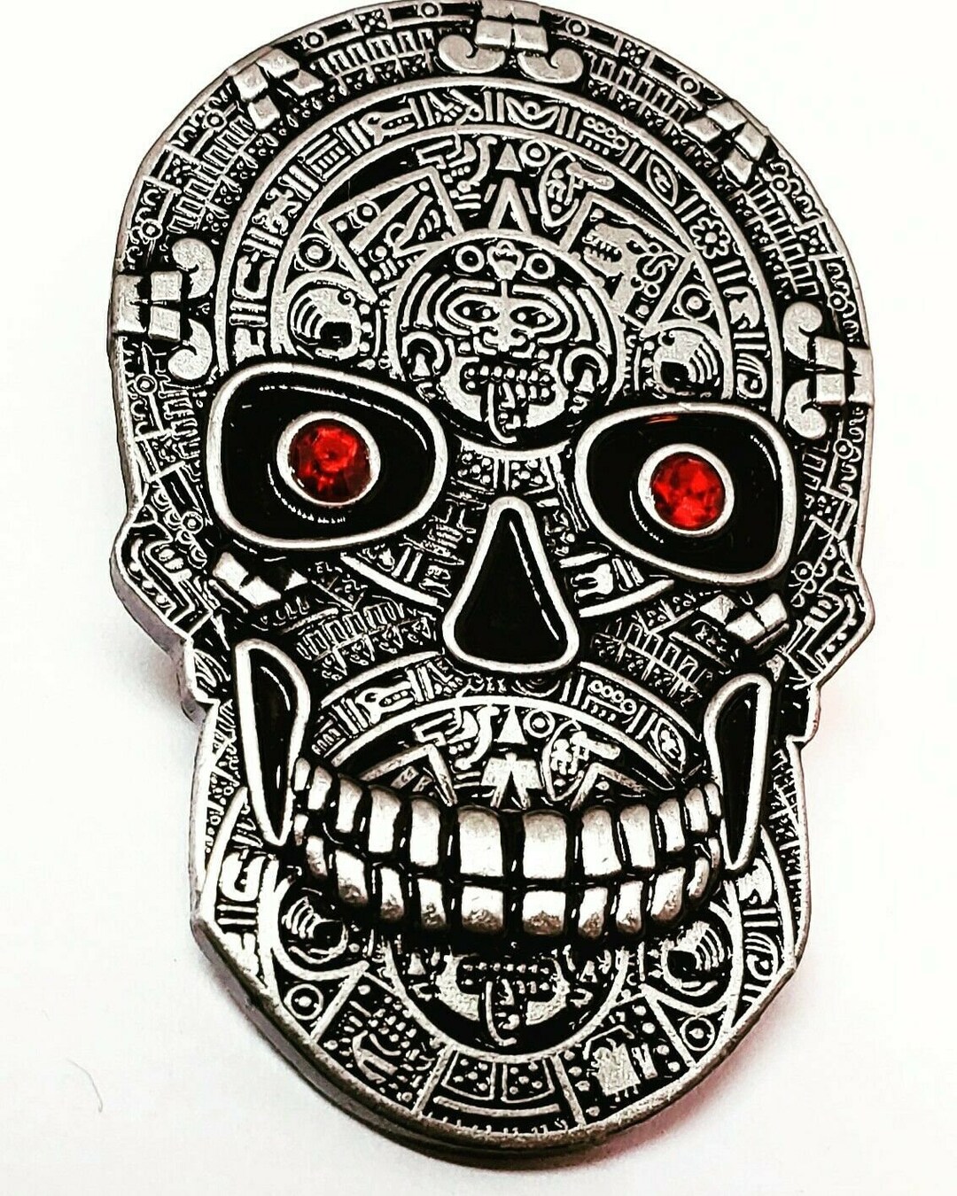 Chicano Biker Lowrider Hat Fedora Aztec Sun God Silver Skull Vest Badge ...