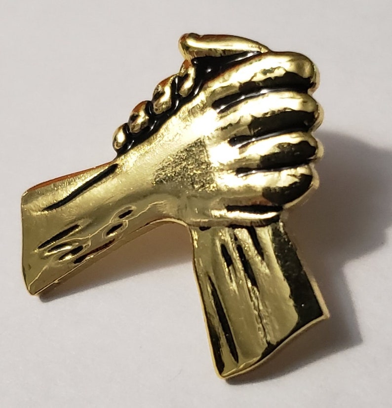 Chicano Biker Lowrider Hat Vest Gold Unity Hand Clasp Brothers - Etsy