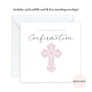Congratulations on Your Confirmation Card, Catholic Gift for ...