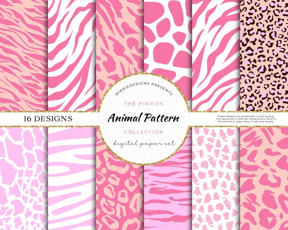 Light Pink Zebra Print Background