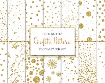 Gold Scrapbook Paper | Etsy