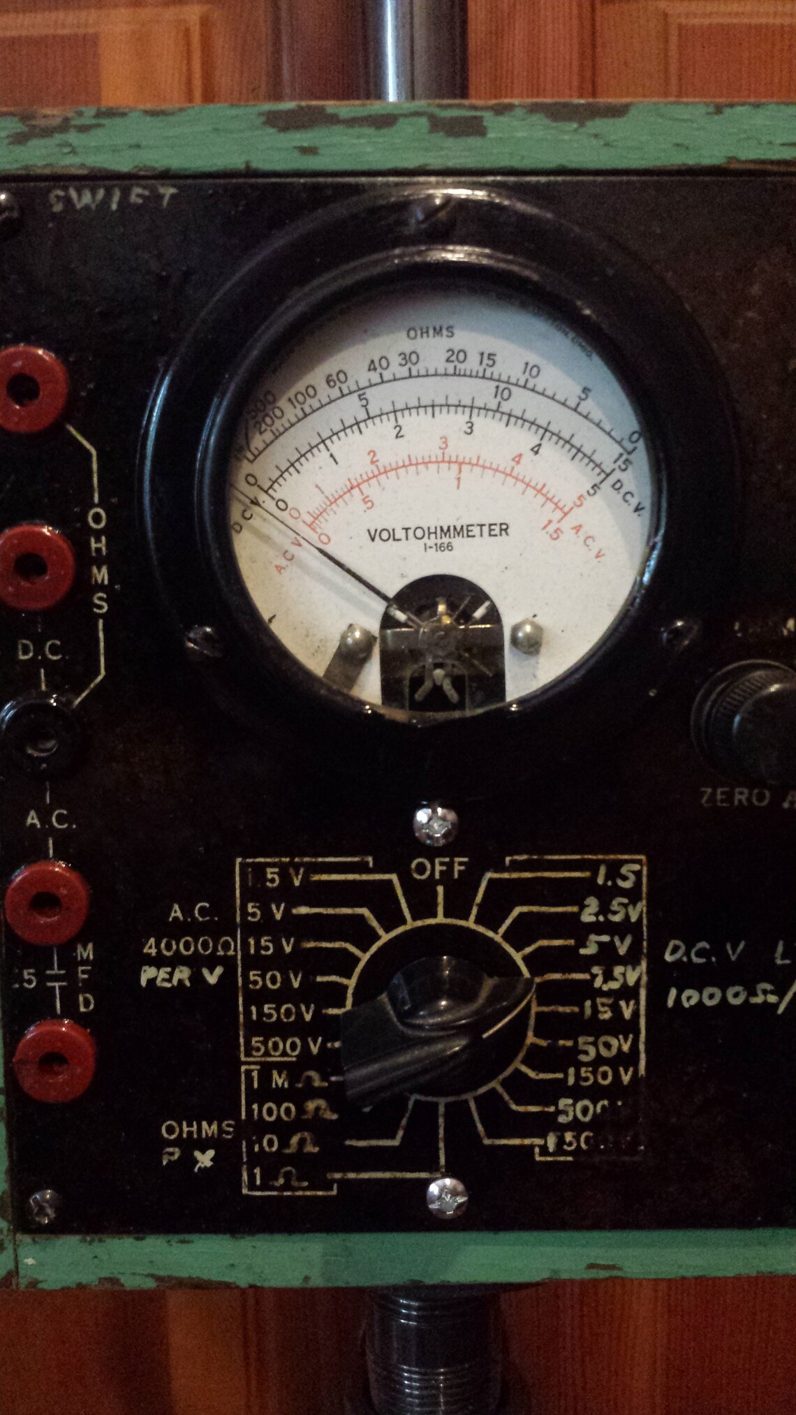 Volt-ohm Meter Lamp, Industrial Lamp, Pipe Lamp, Steampunk, Retro Lamp ...