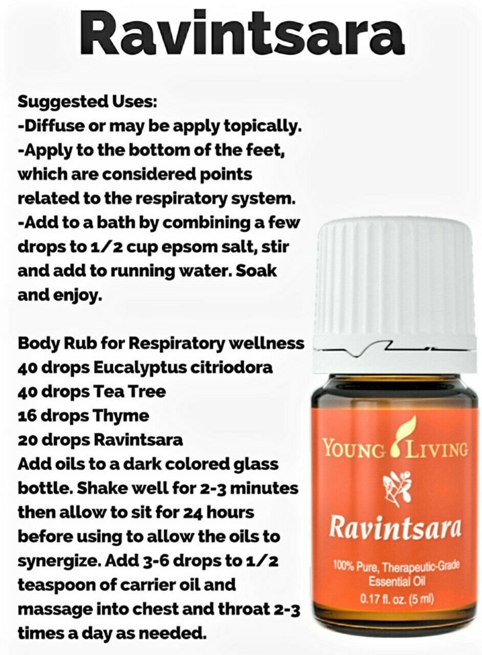 Ravintsara Young Living Essential Oil Blend 5 Ml - Etsy