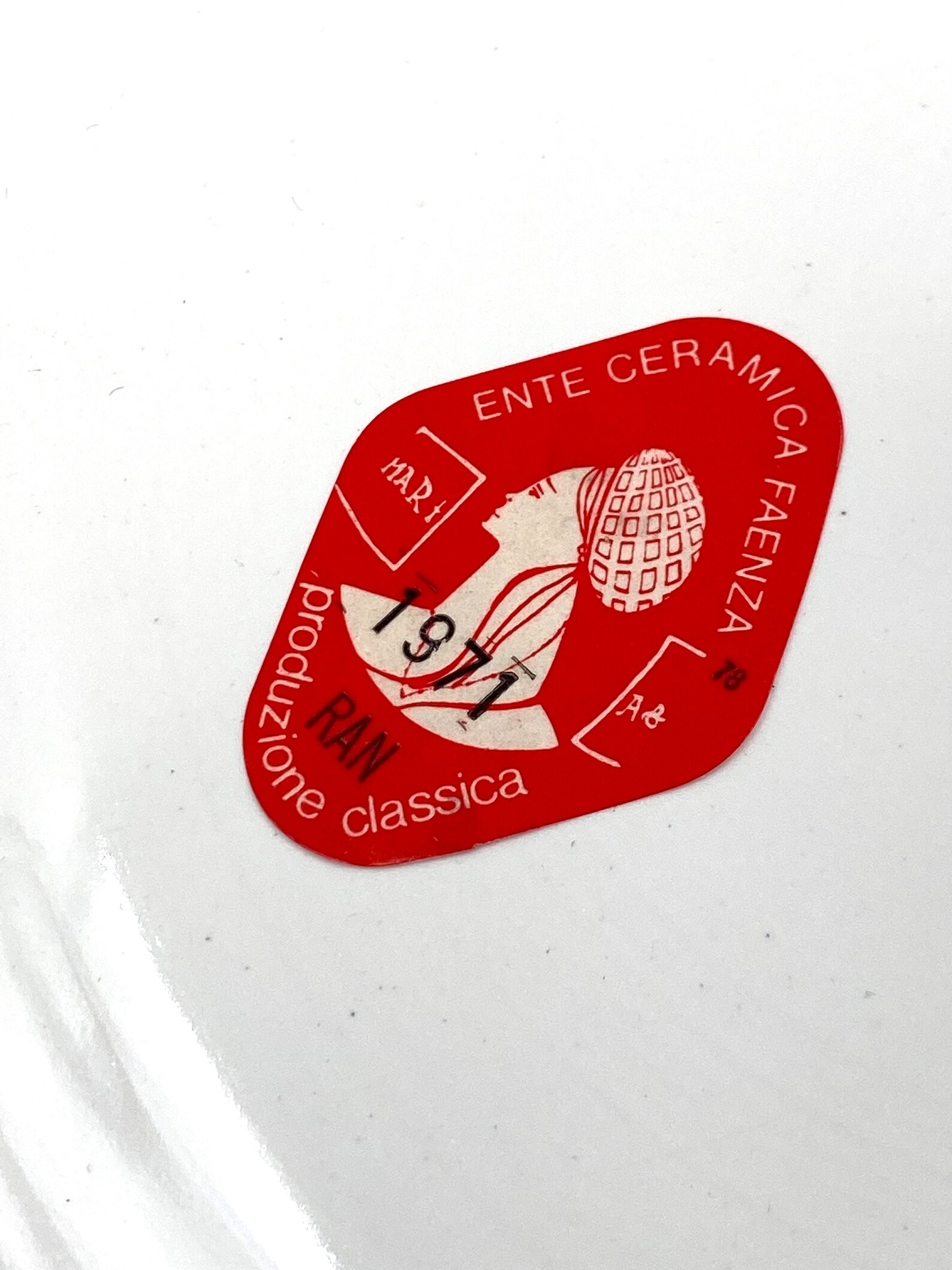 Dante Baldelli, Futurist "soccer Player" Plate, Reproduced by Fictilia ...