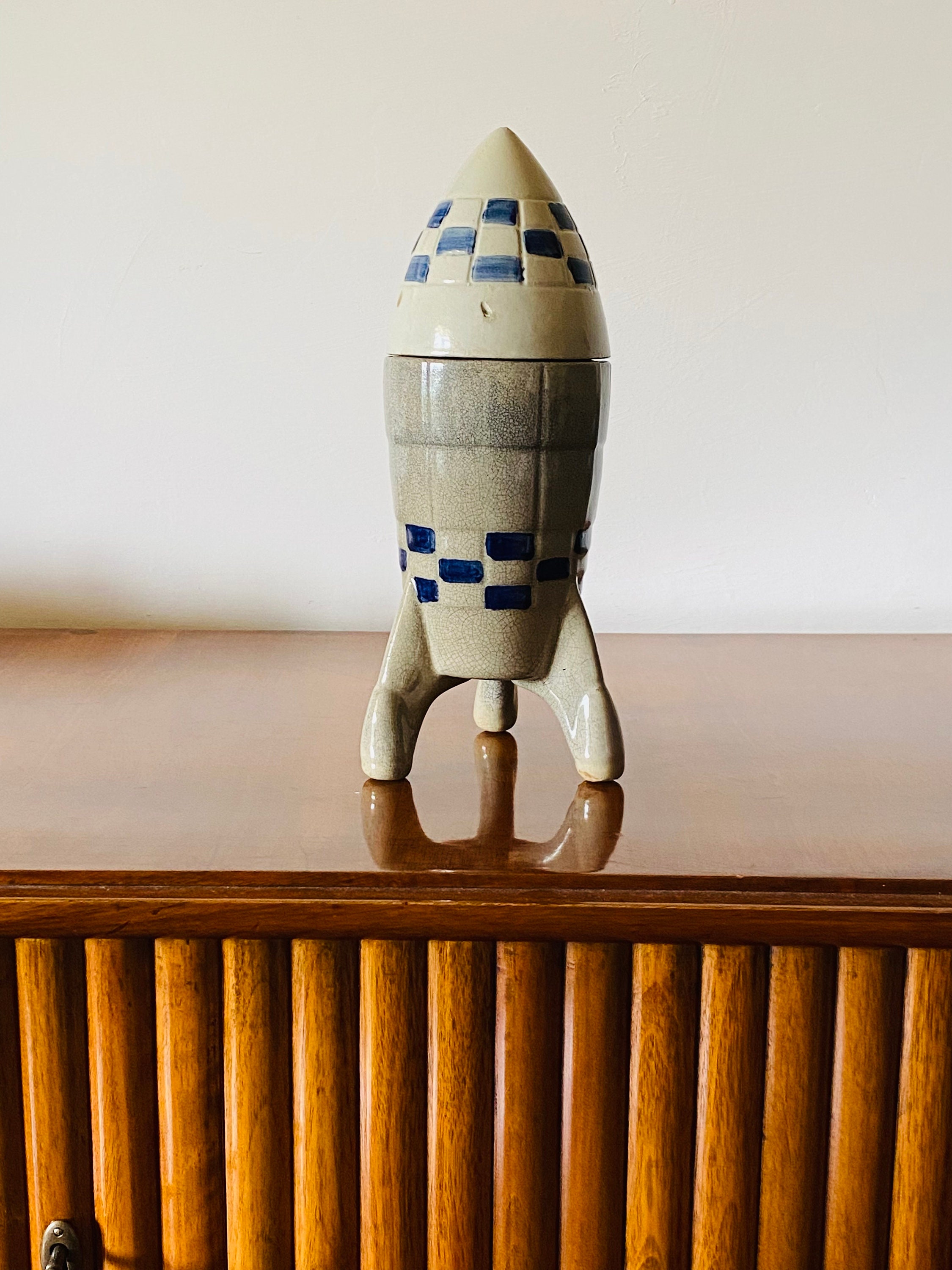 Ceramic Rocket / Spaceship Bottle / Decanter, France 1940s / 1950s - Etsy