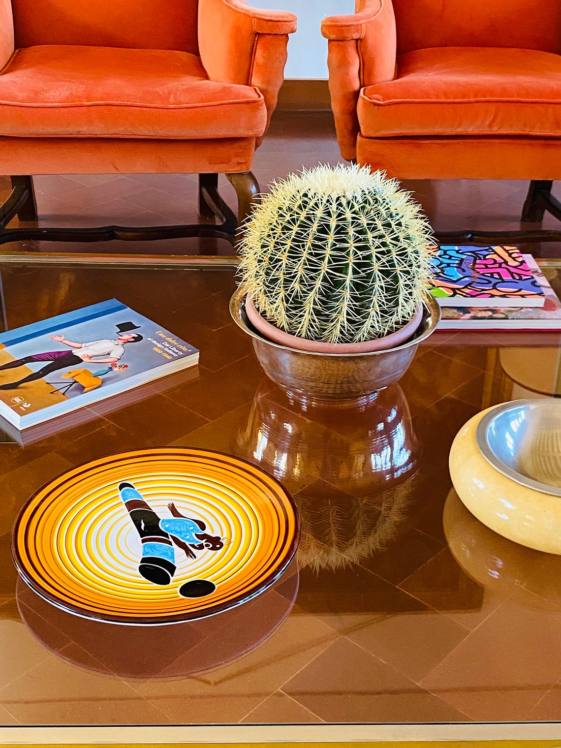Dante Baldelli, Futurist "soccer Player" Plate, Reproduced by Fictilia ...